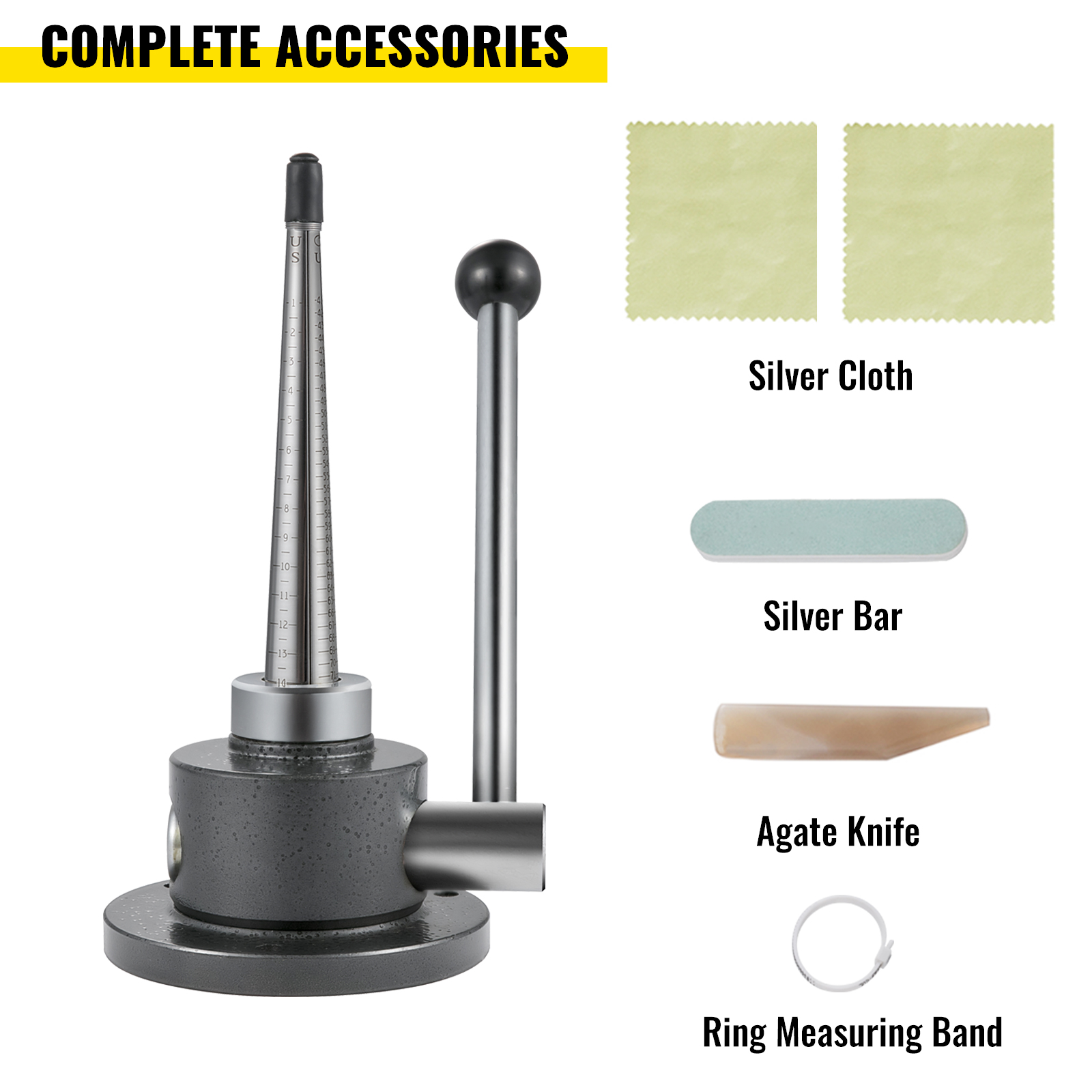 VEVOR Ring Stretcher Reducer Nodular Iron Coin Ring Stretcher with U.S ...