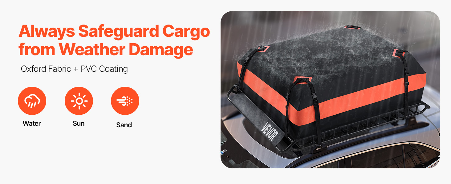Universal Roof Rack Cargo Carrier Basket 51x36x4.1 in Car Top Luggage ...