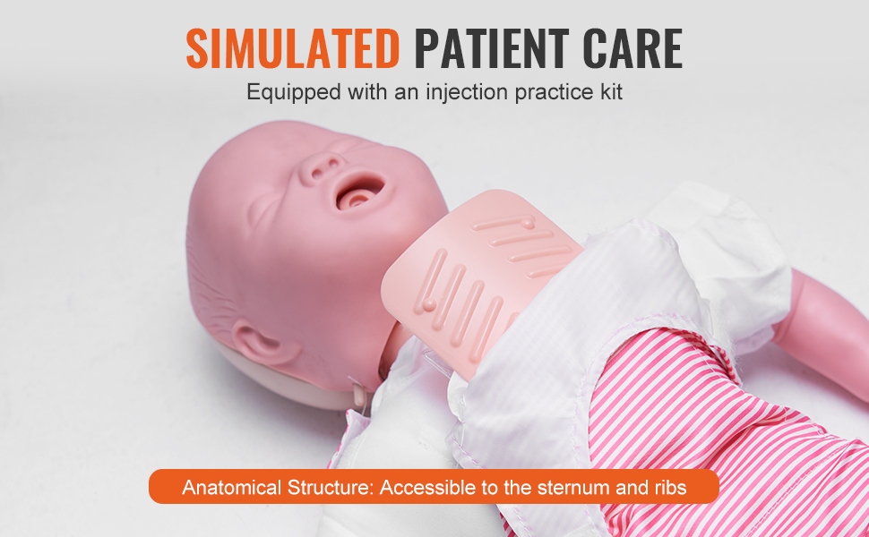 VEVOR Baby Infarction Model Infant Airway Obstruction Training Manikin ...