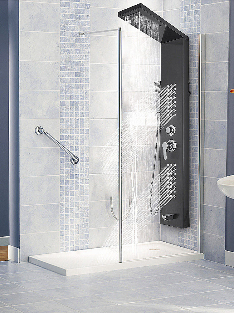 VEVOR Shower Panel Tower System Stainless Steel Multi-Function Shower ...