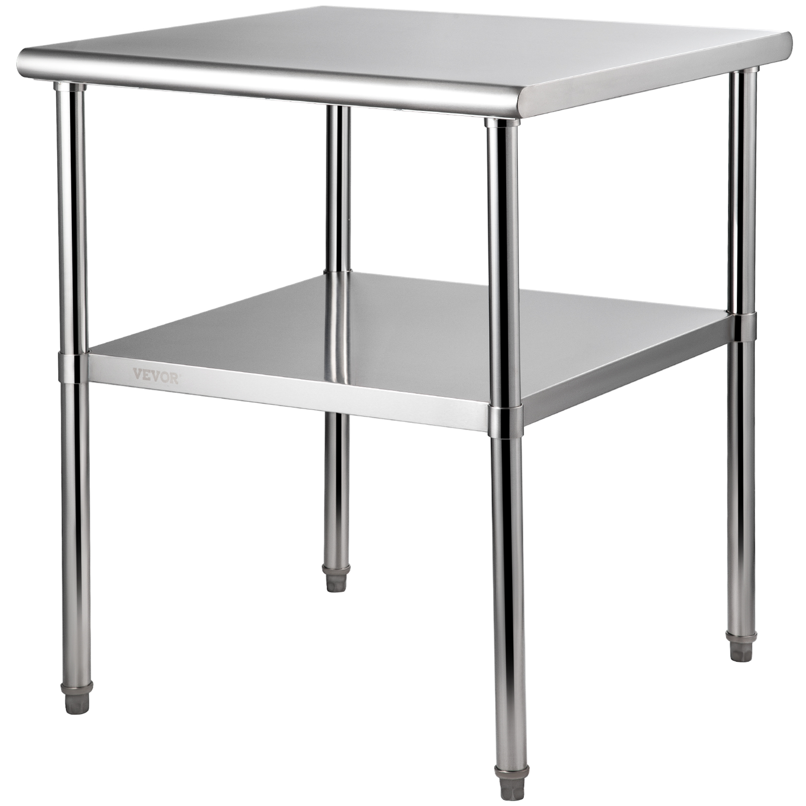 VEVOR Stainless Steel Prep Table, 30 x 30 x 36 Inch, 800lbs Load ...
