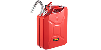 VEVOR Fuel Can, 5.3 Gallon / 20 L Portable Gas Can with Flexible Spout ...