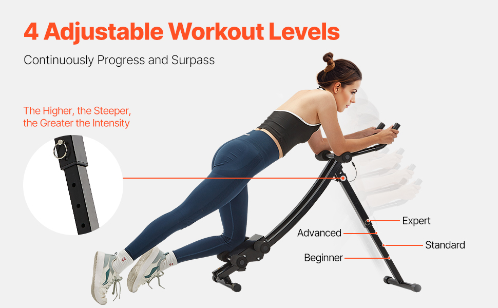 AB Workout Machine Equipment Home Gym Core Abdominal Trainers ...