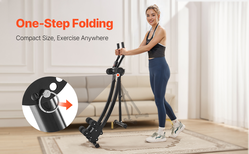 AB Workout Machine Equipment Home Gym Core Abdominal Trainers Dual ...