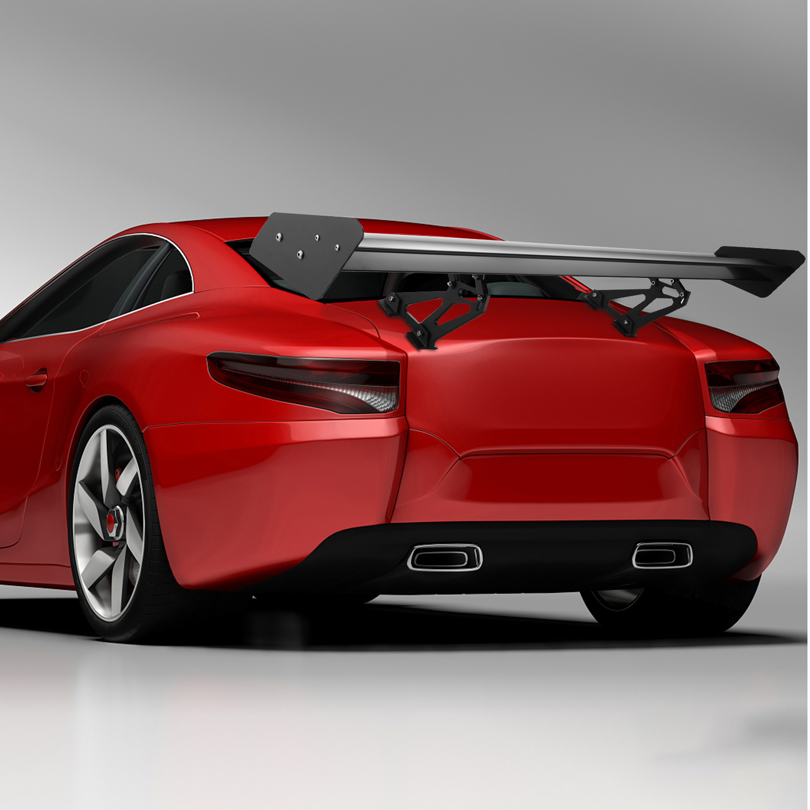 VEVOR Double Deck GT Wing Spoiler 53 inch Universal Lightweight ...