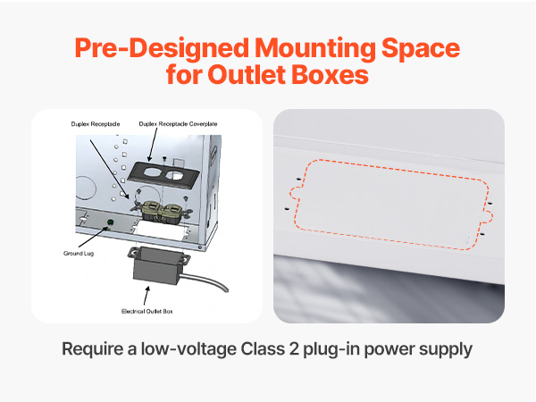 Structured Media Enclosure 20 in Recessed in-Wall TV Media Box with ...