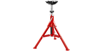 VEVOR Pipe Jack Stand, 2500LB Heavy Duty Welding Pipe Stand, with 4 ...
