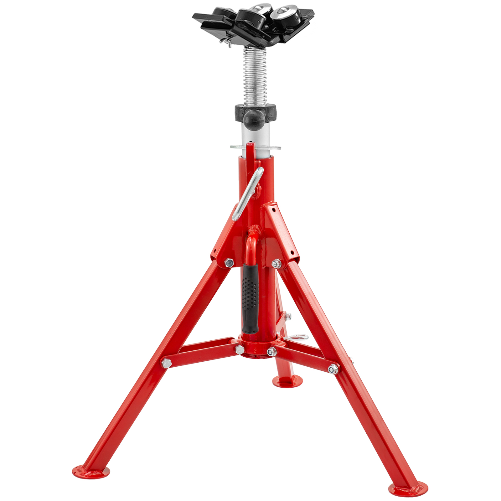 VEVOR Pipe Jack Stand, 2500LB Heavy Duty Welding Pipe Stand, with 4 ...