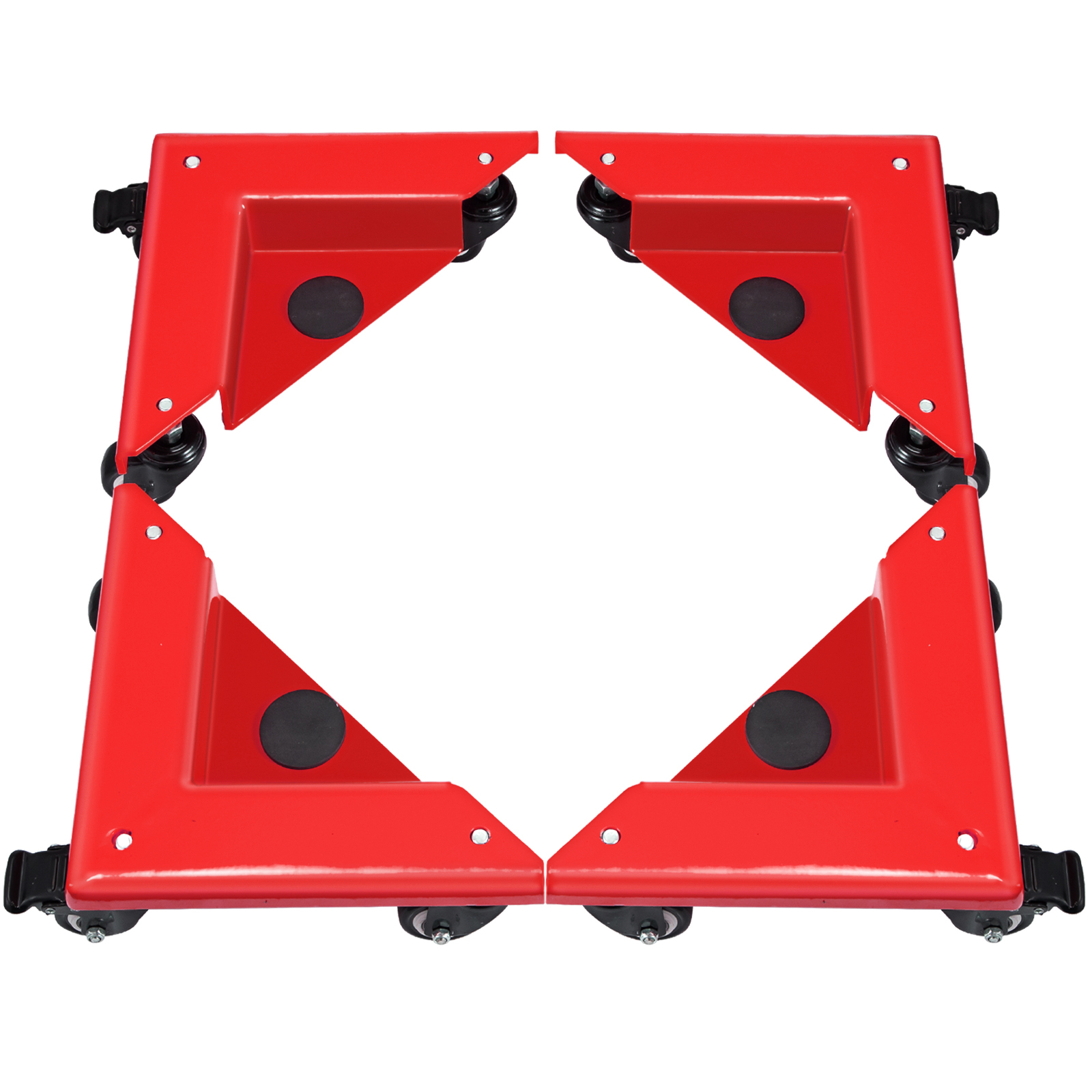 VEVOR Safe Dolly 3 Wheel (1 Locking & 2 Swivel), Corner Mover 1380 Lbs ...