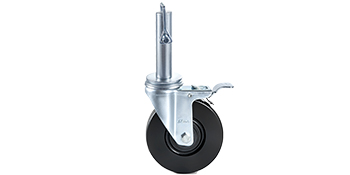 VEVOR Baker Scaffold Wheels 4 Pack 5" Scaffolding Wheels 1" Solid Round ...