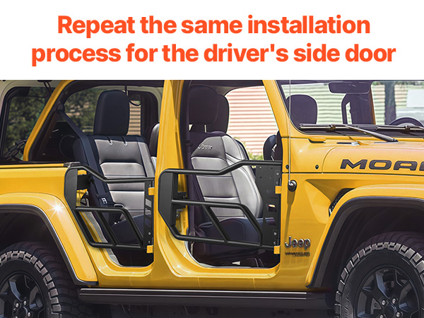 VEVOR 4-Door Jeep Tube Doors Jeep Tubular Door for 2007-2018 Jeep ...