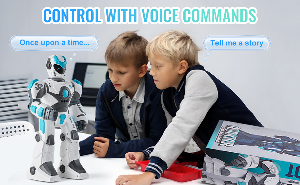 VEVOR RC Robot Toy Talking Dancing Gesture and Voice Remote Control ...
