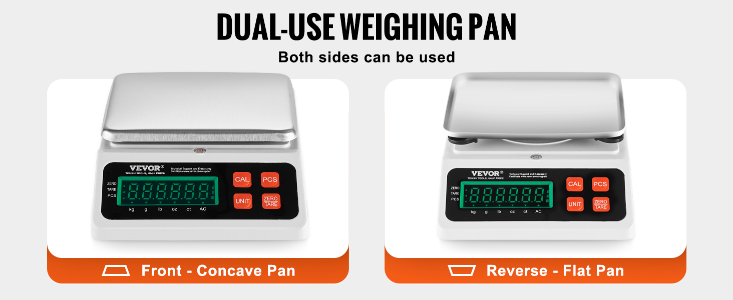 VEVOR Industrial Counting Scale, 10 kg x 0.1 g, Digital Scale for Parts ...