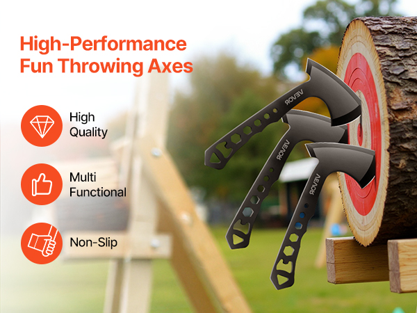 Throwing Axes and Tomahawks 3 Pack Axe Throwing Hatchet Set Stainless ...