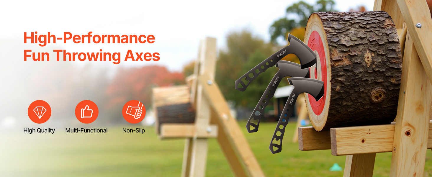 Throwing Axes and Tomahawks 3 Pack Axe Throwing Hatchet Set Stainless ...