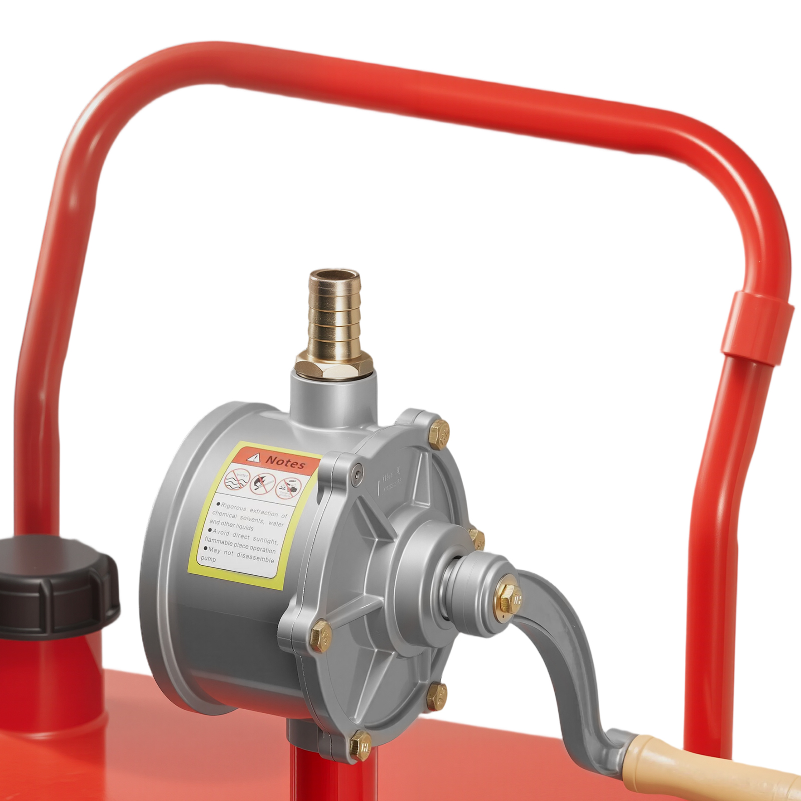 VEVOR 20 Gallon Fuel Caddy Gasoline & Diesel Fuel Tank with Manual Pump ...
