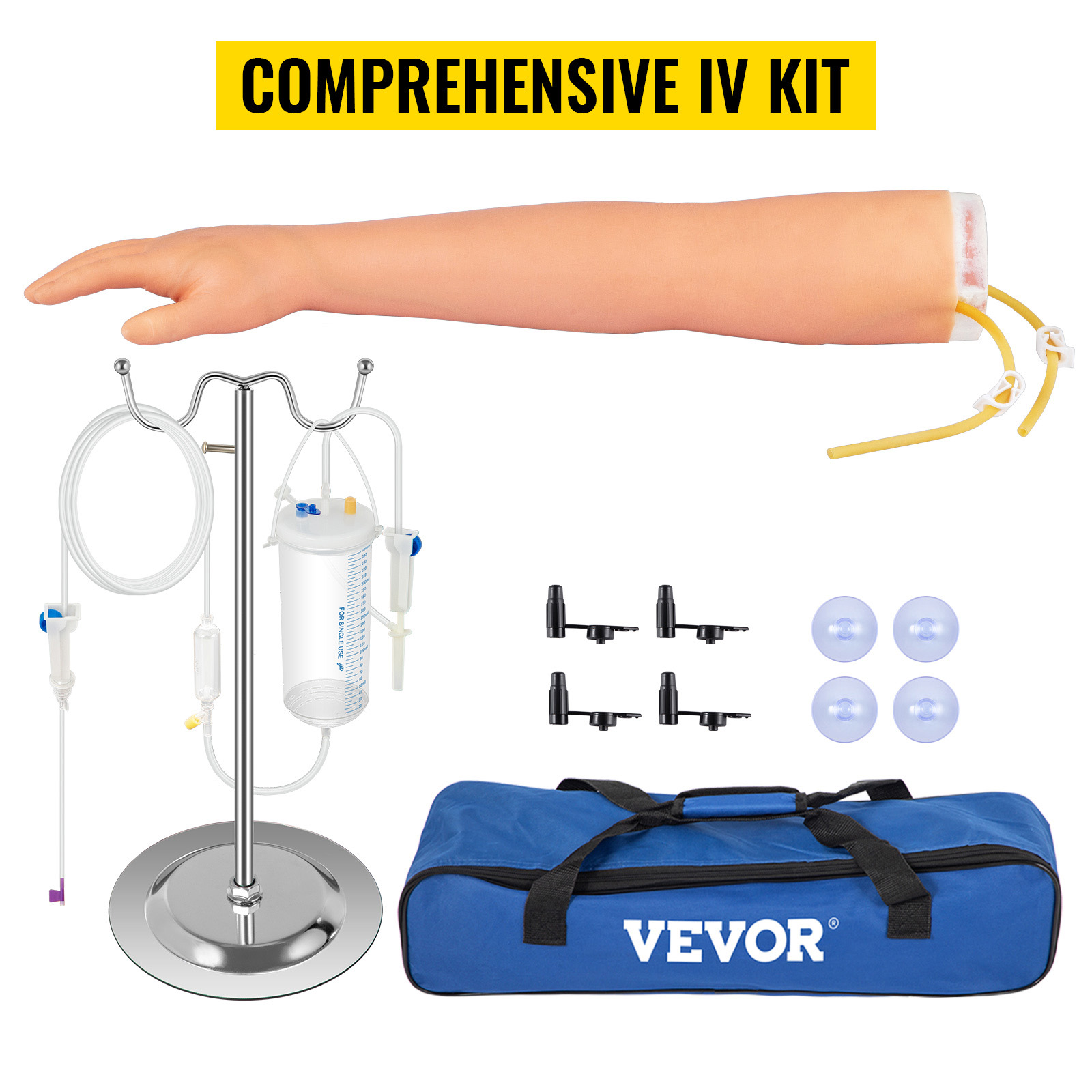 VEVOR Phlebotomy Practice Kit, IV Venipuncture Intravenous Training ...