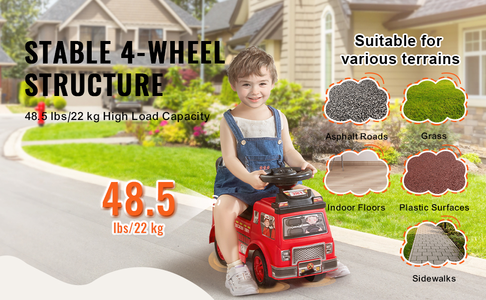 Christmas Gift! VEVOR Ride On Push Car for Toddlers, Ages 1-3, Ride Racer, Sit to Stand Toddler ...