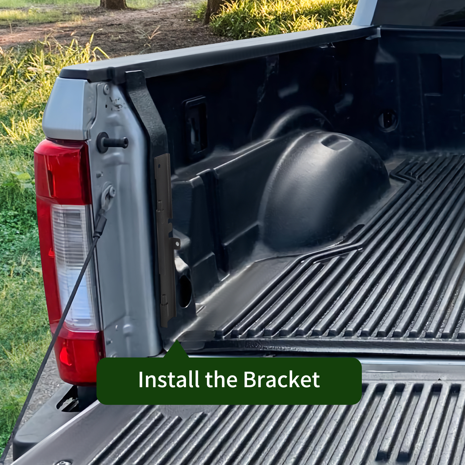 VEVOR Truck Bed Storage Box, Lockable Lid, Waterproof ABS Wheel Well ...
