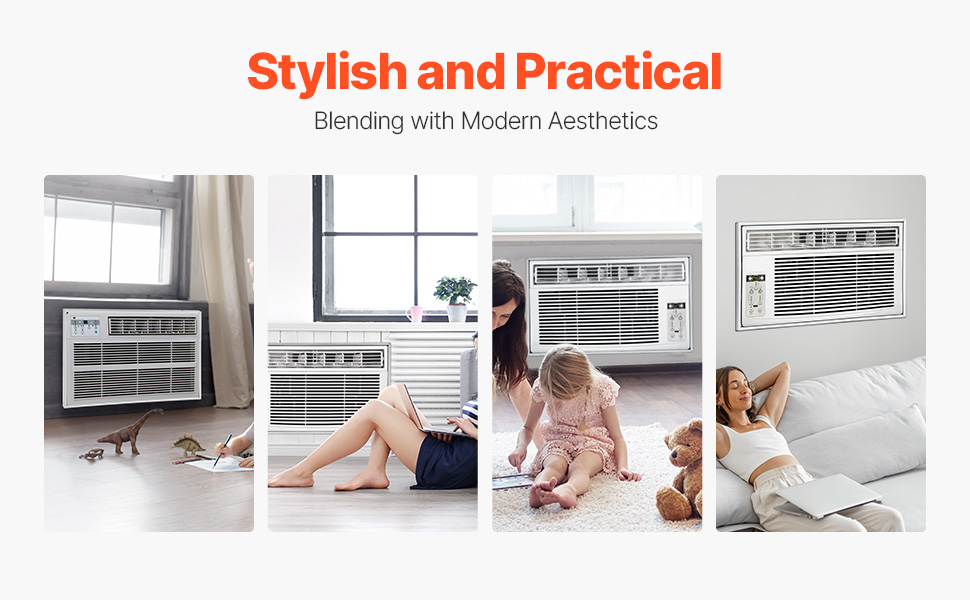 Air Conditioner Wall Sleeve 26 in with Exterior Grille Universal AC ...