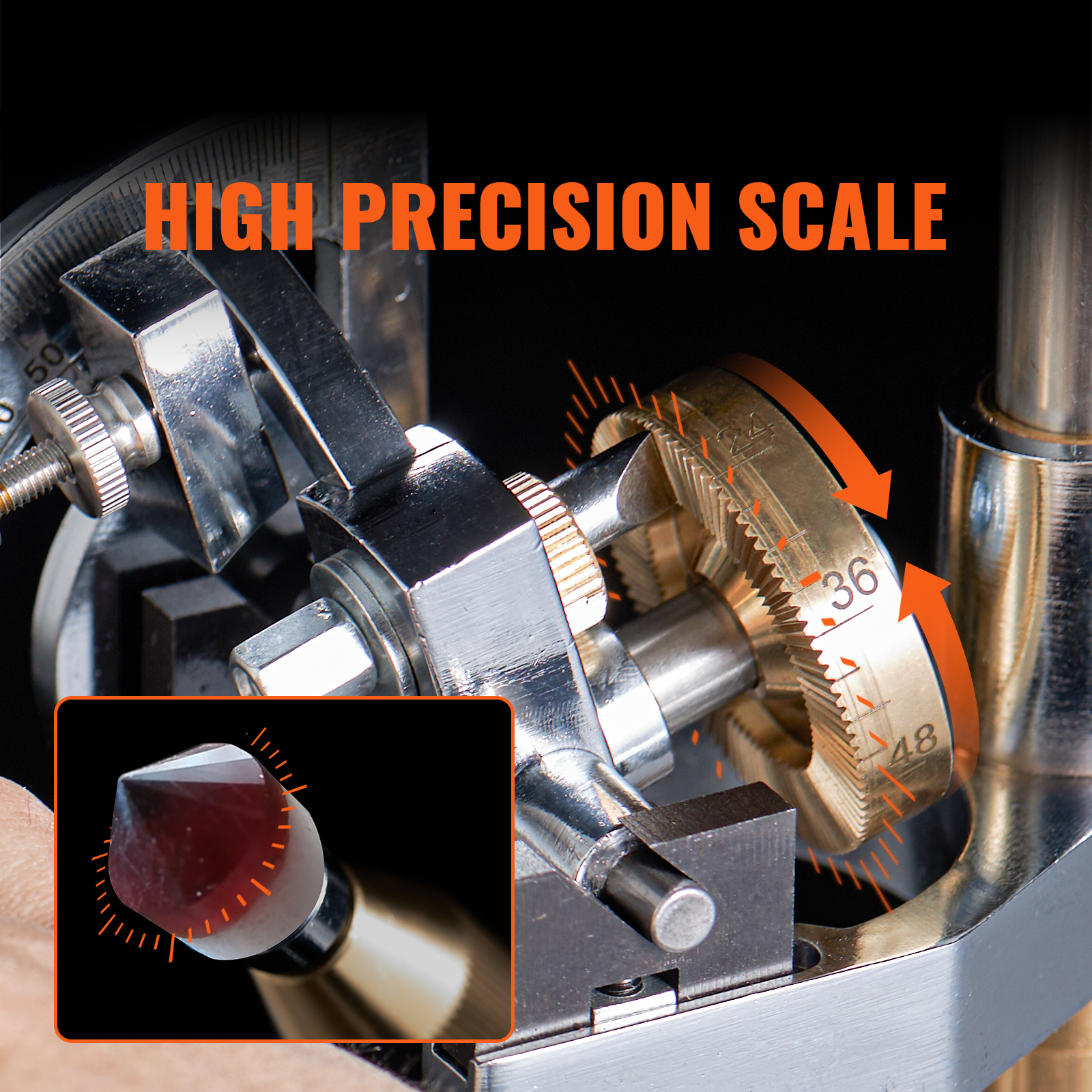 VEVOR Gem Faceting Machine 180W Jade Grinding Polishing 2980RPM Rock ...