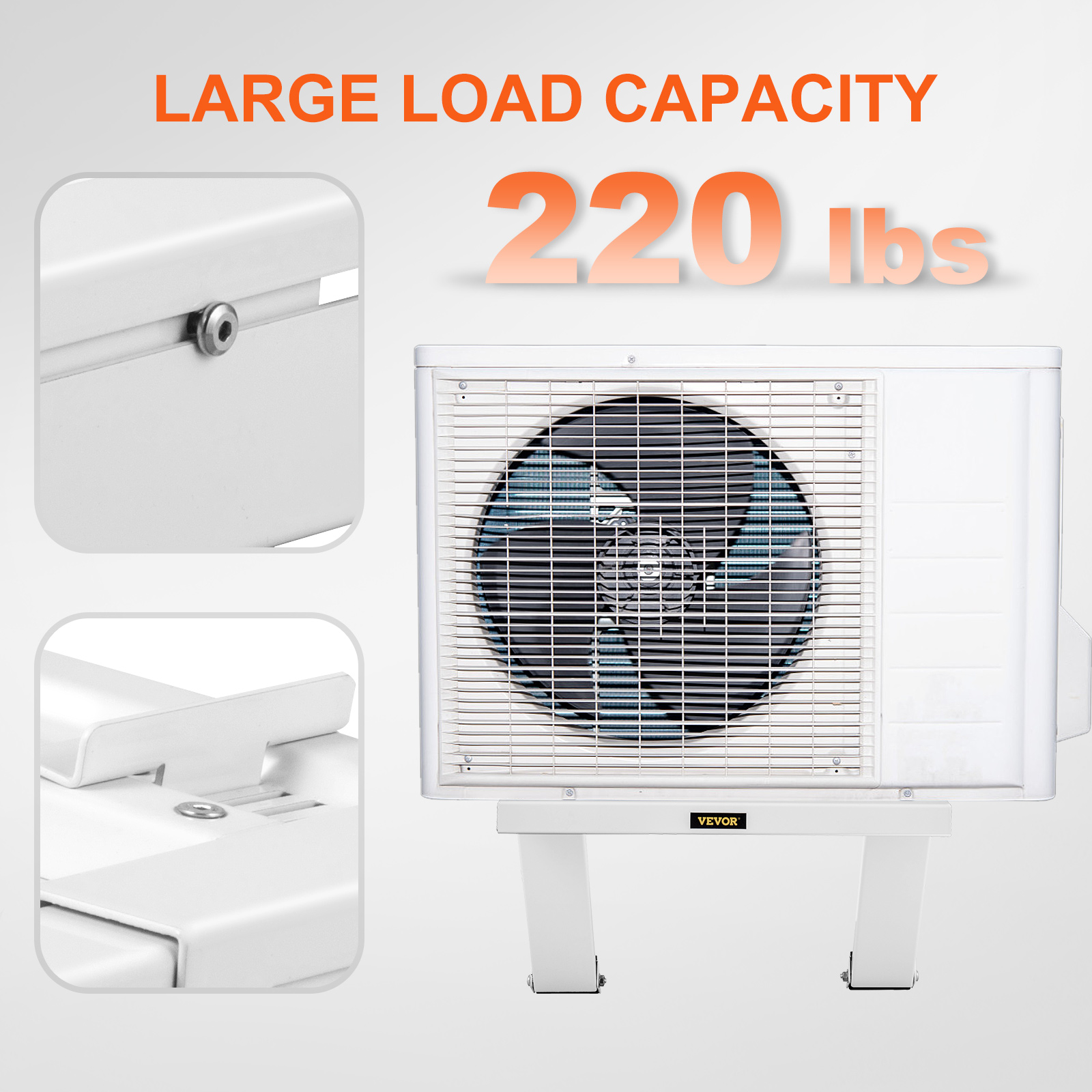 VEVOR Air Conditioner Support Bracket, Max. 220 lbs Load Capacity ...