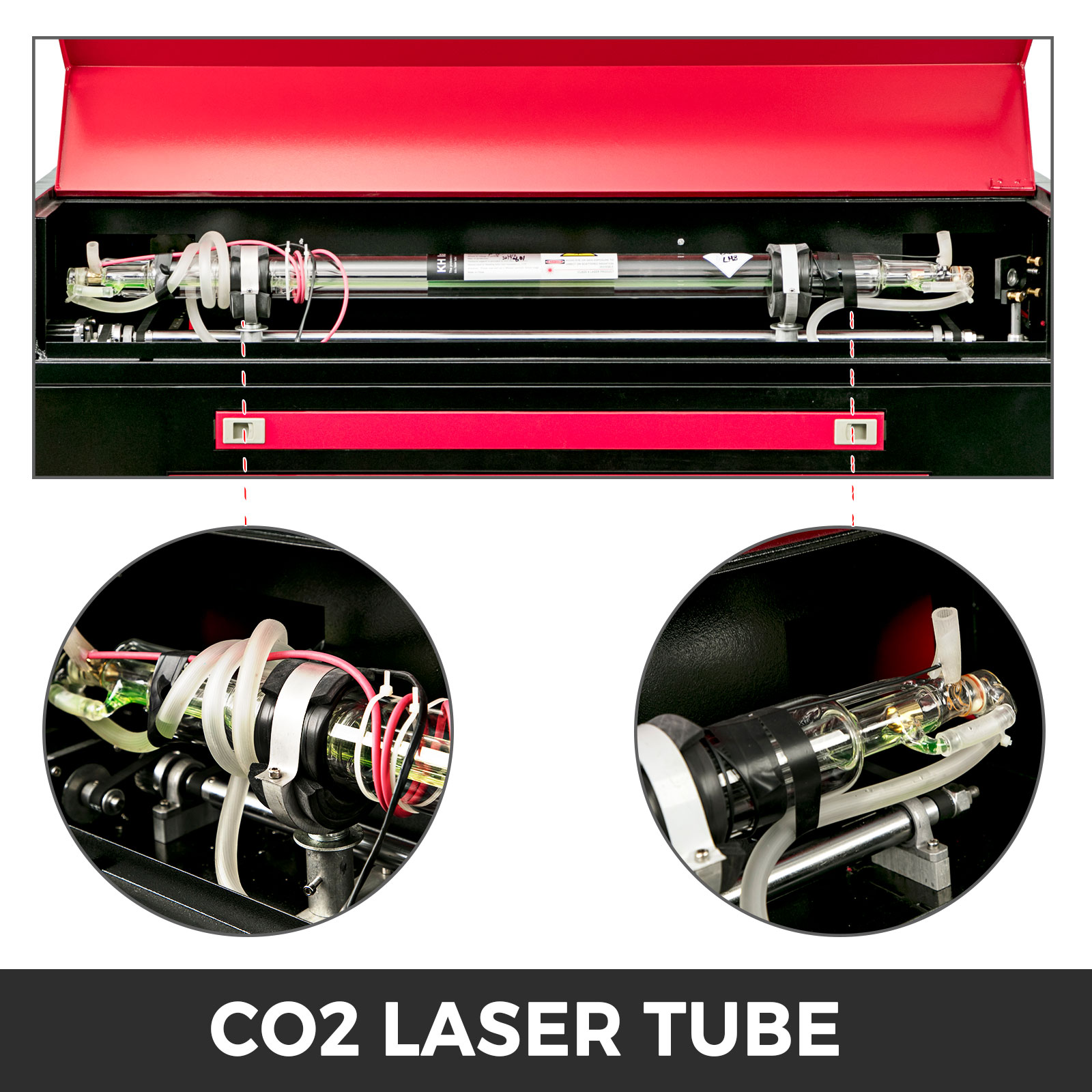 Vevor 80W CO2 Laser Engraver Engraving Cutting Machine With Color ...