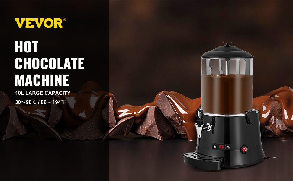 VEVOR Hot Chocolate Machine KS-RQ Chocolate Melter Machine Hot ...