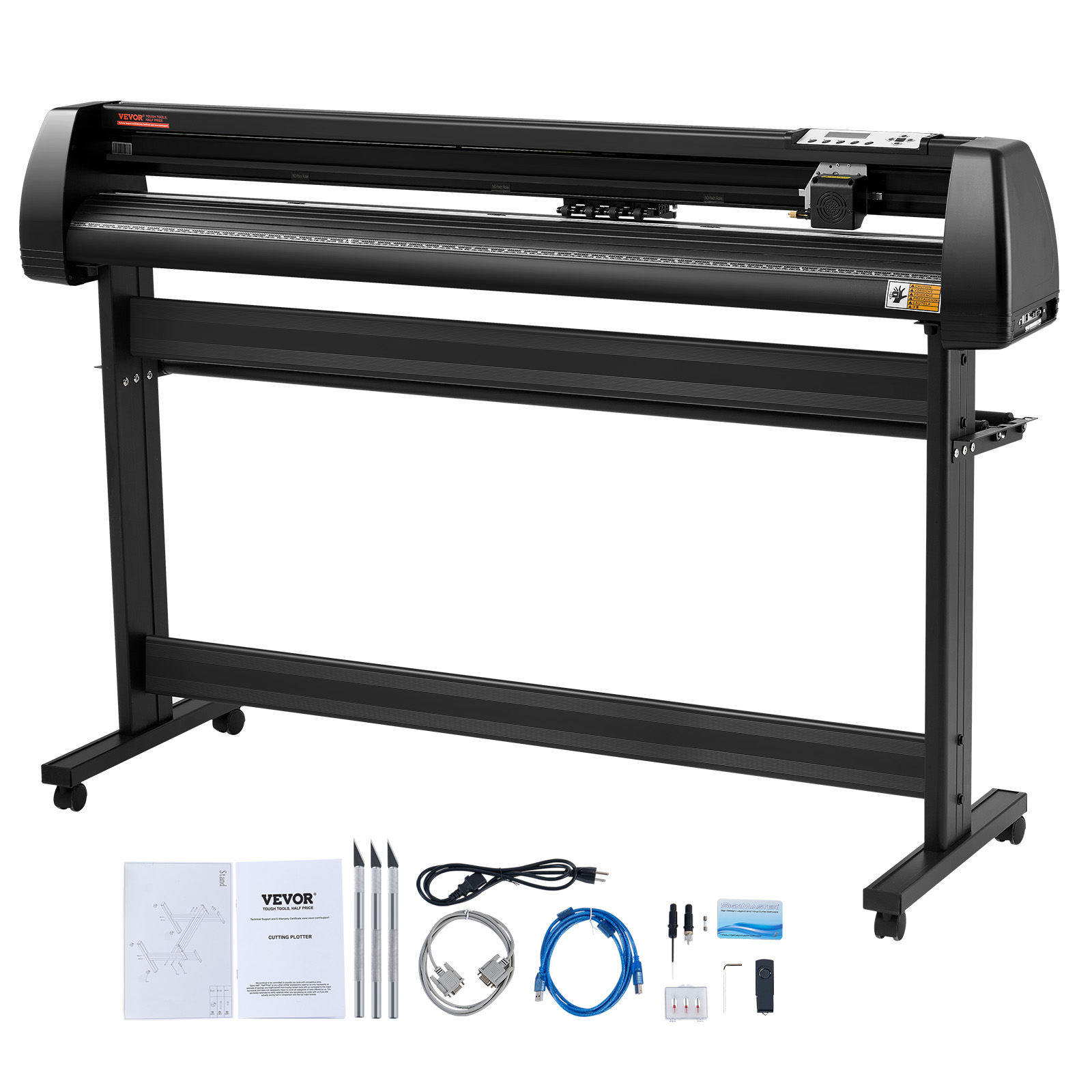 VEVOR Vinyl Cutter Machine 53 Inch Vinyl Cutter 1350mm Plotter Cutter ...