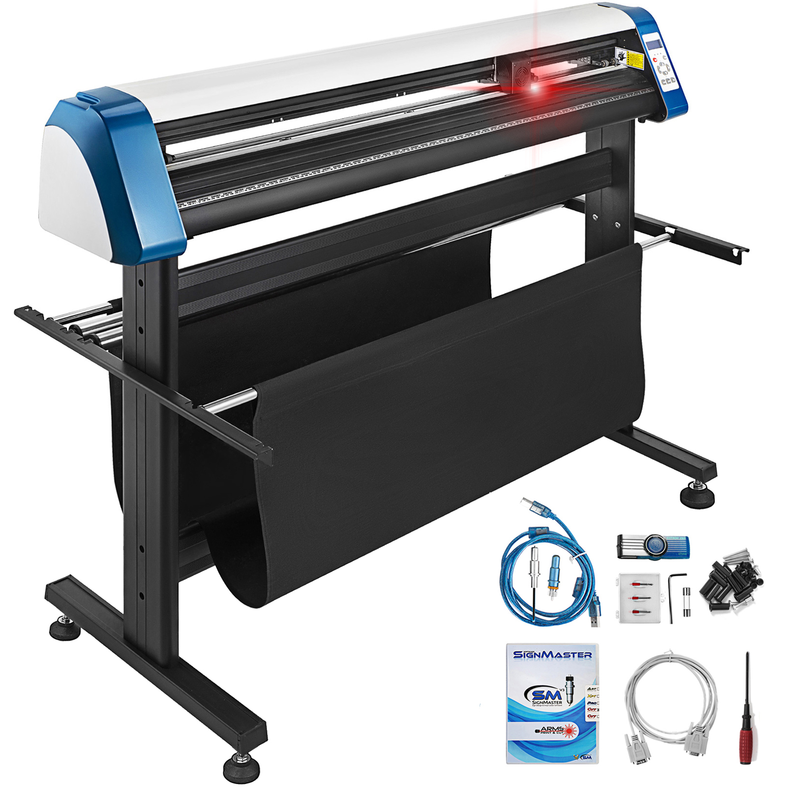 VEVOR Vinyl Cutter 53 Inch Plotter Machine Automatic Paper Feed Vinyl ...