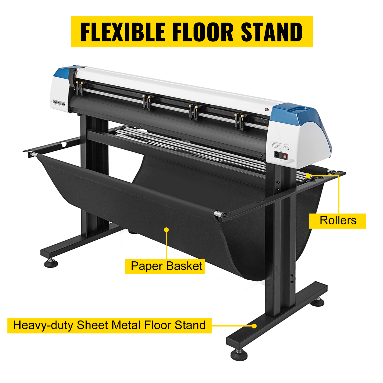 VEVOR Vinyl Cutter 53 Inch Plotter Machine Automatic Paper Feed Vinyl ...
