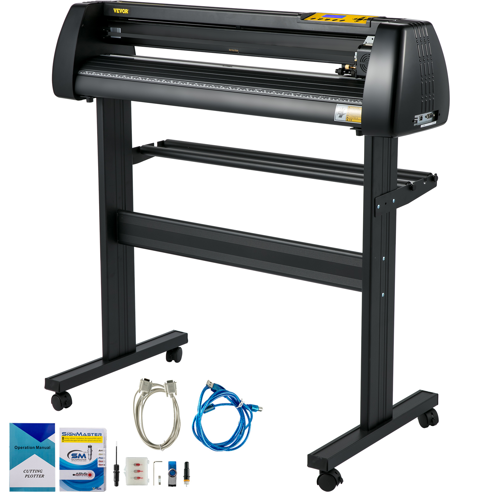 VEVOR Vinyl Cutter Machine, 28 Inch Paper Feed Cutting Plotter Bundle ...