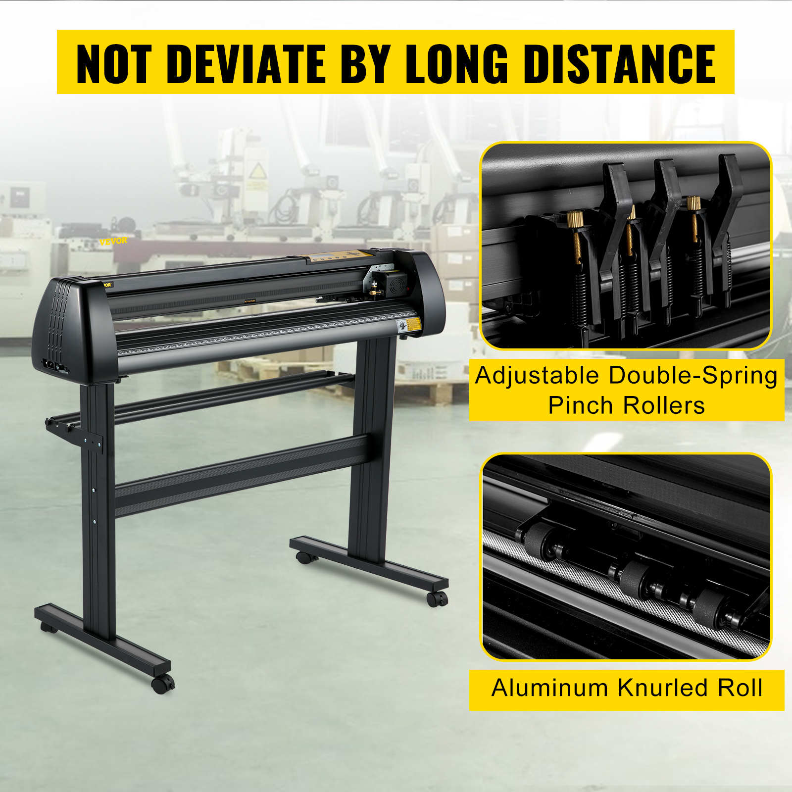 VEVOR Vinyl Cutter Machine, 28 Inch Paper Feed Cutting Plotter Bundle ...