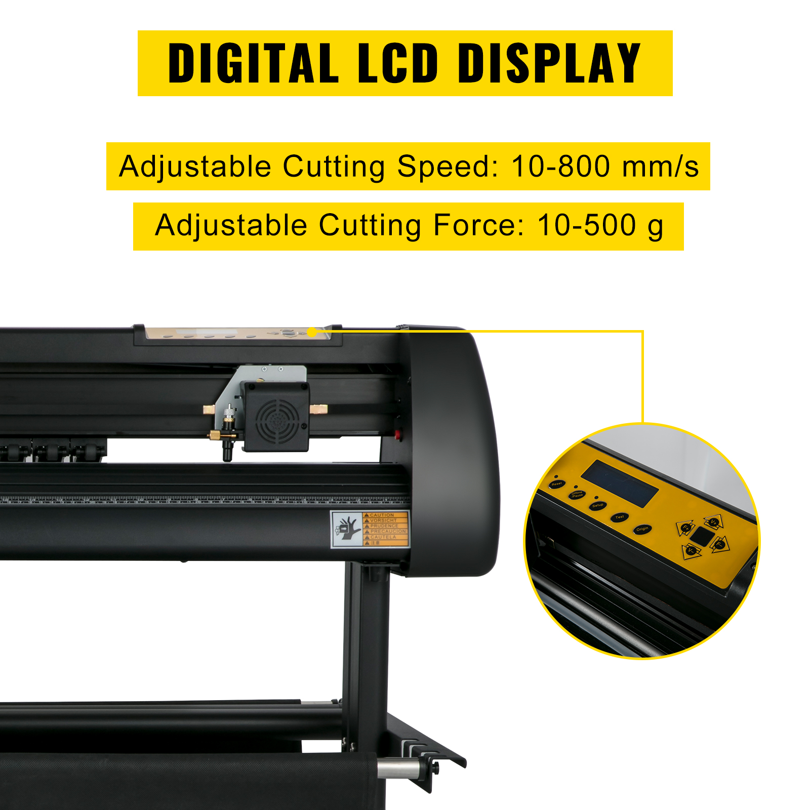 VEVOR Off-line Vinyl Cutter Machine 870mm Vinyl Printer U-Disk, 34 inch ...