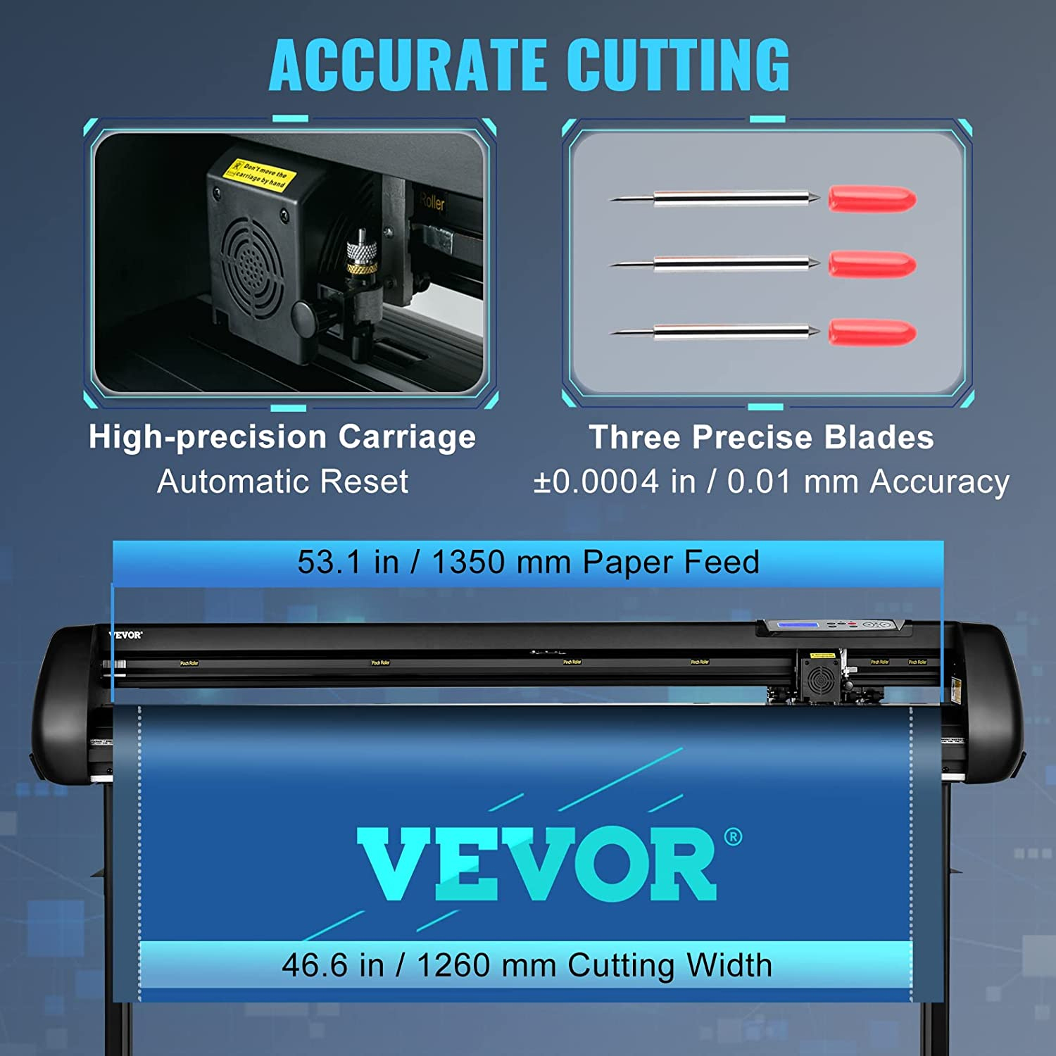 VEVOR Máquina de corte de vinilo máquina de plotter de corte Bluetooth ...