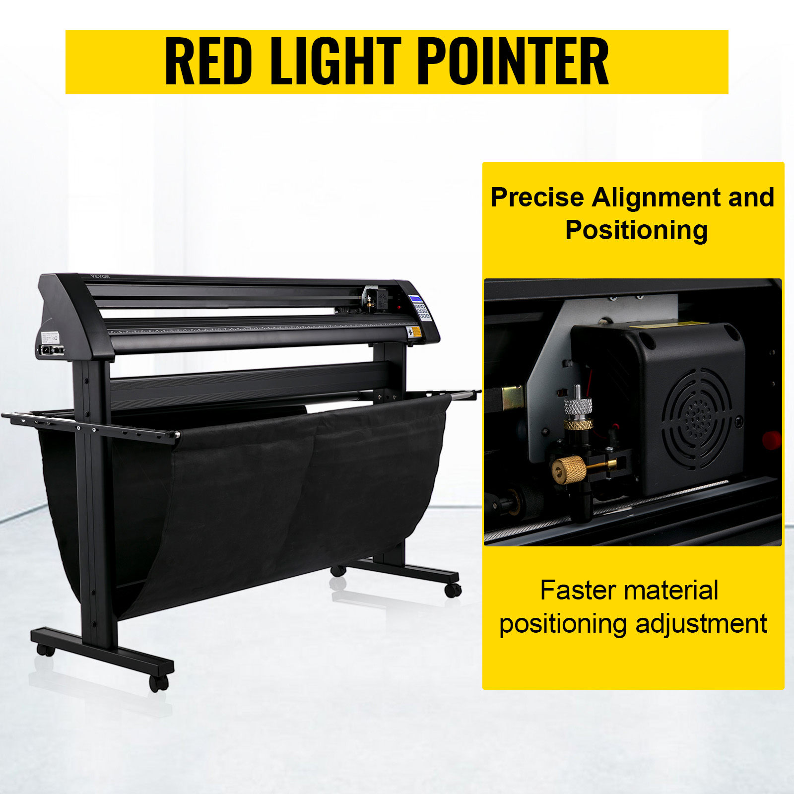 VEVOR Vinyl Cutter, 1350mm Vinyl Plotter, LED Screen Plotter Cutter ...