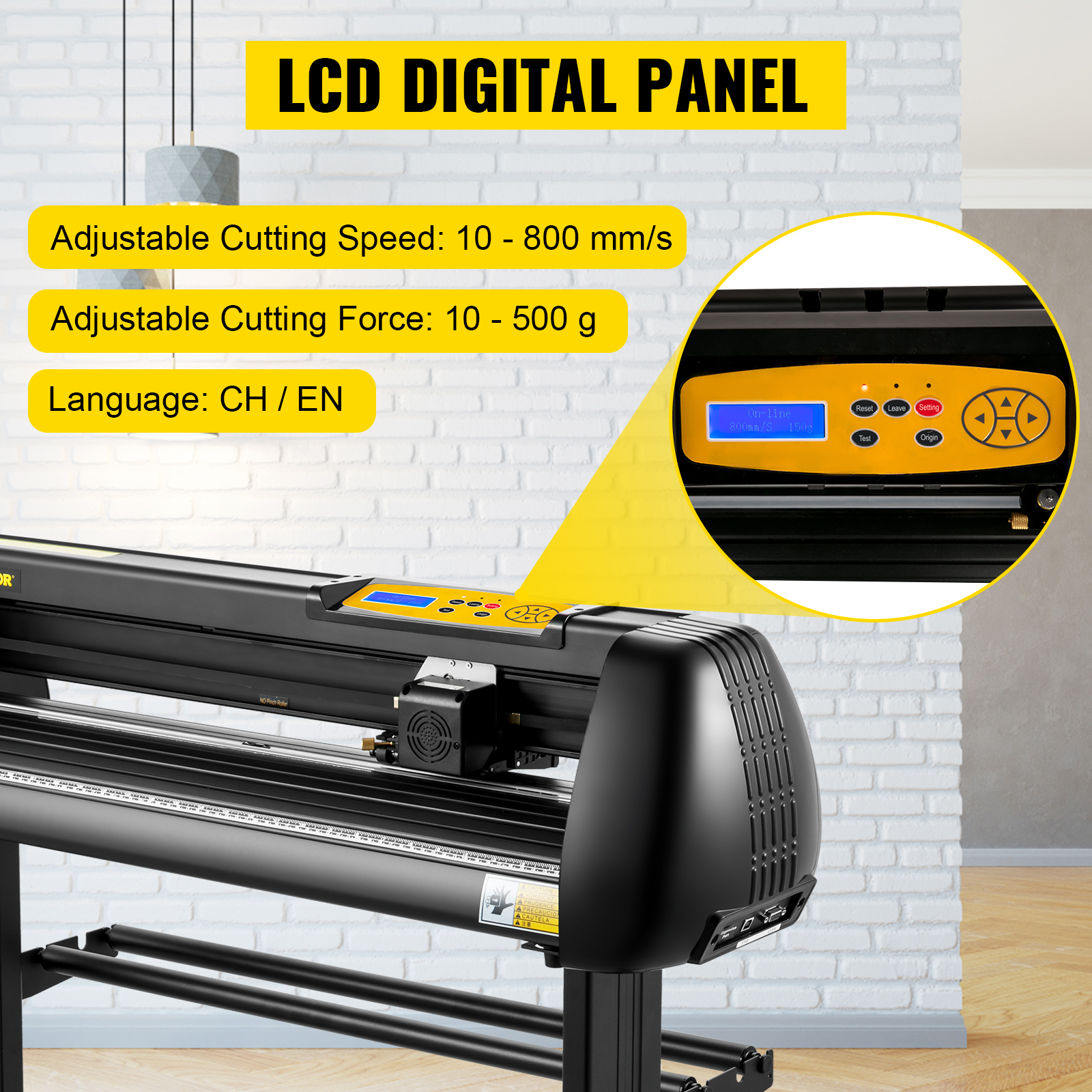 VEVOR Vinyl Cutter Machine, Upgraded 28 Inch Paper Feed Cutting Plotter ...