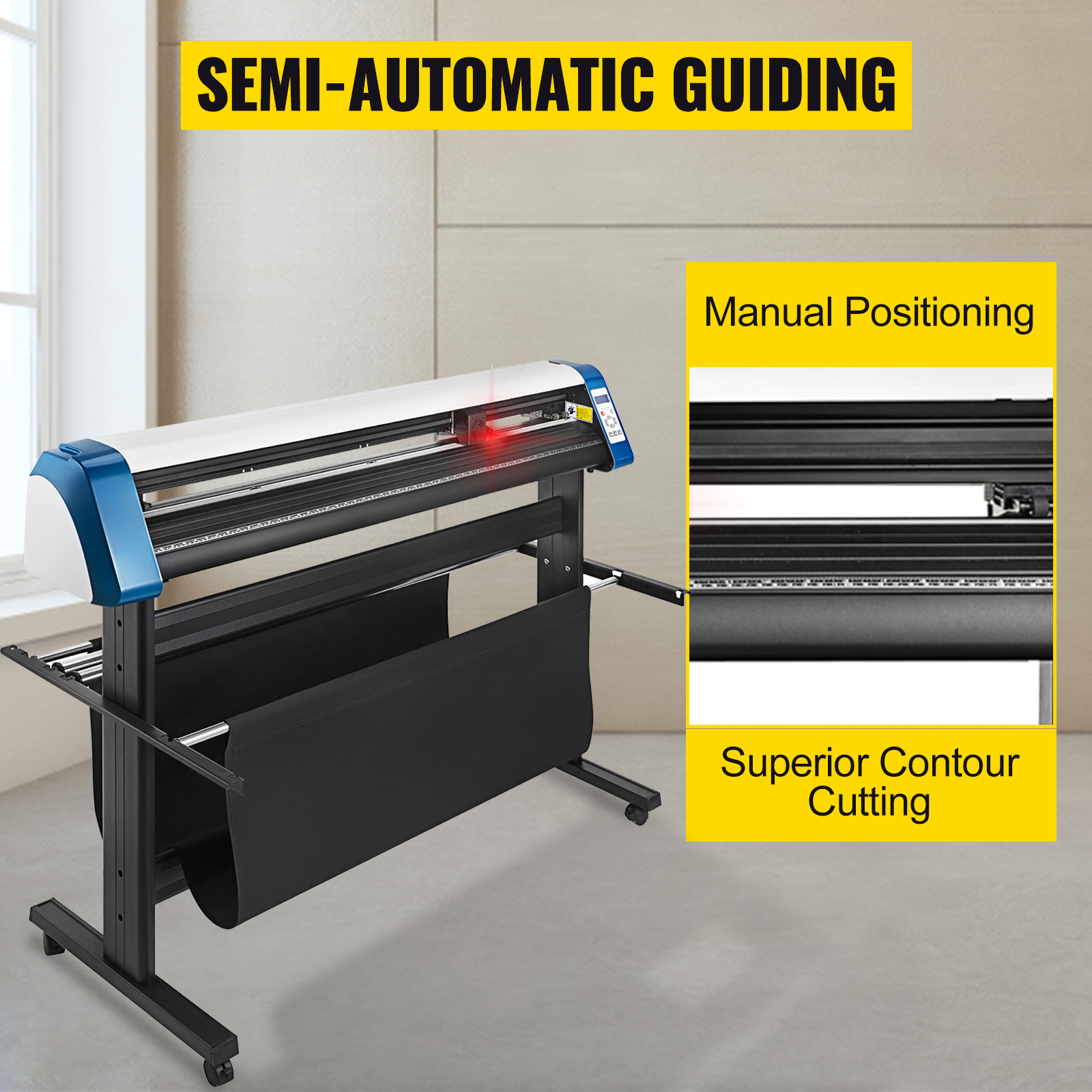 VEVOR Vinyl Cutter 53 Inch Vinyl Cutter Machine Semi-Automatic DIY ...