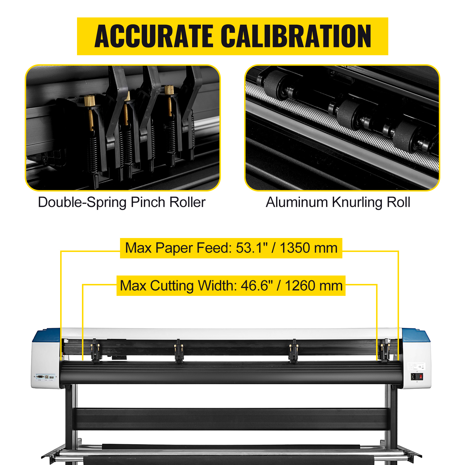 VEVOR Vinyl Cutter 53 Inch Vinyl Cutter Machine Semi-Automatic DIY ...