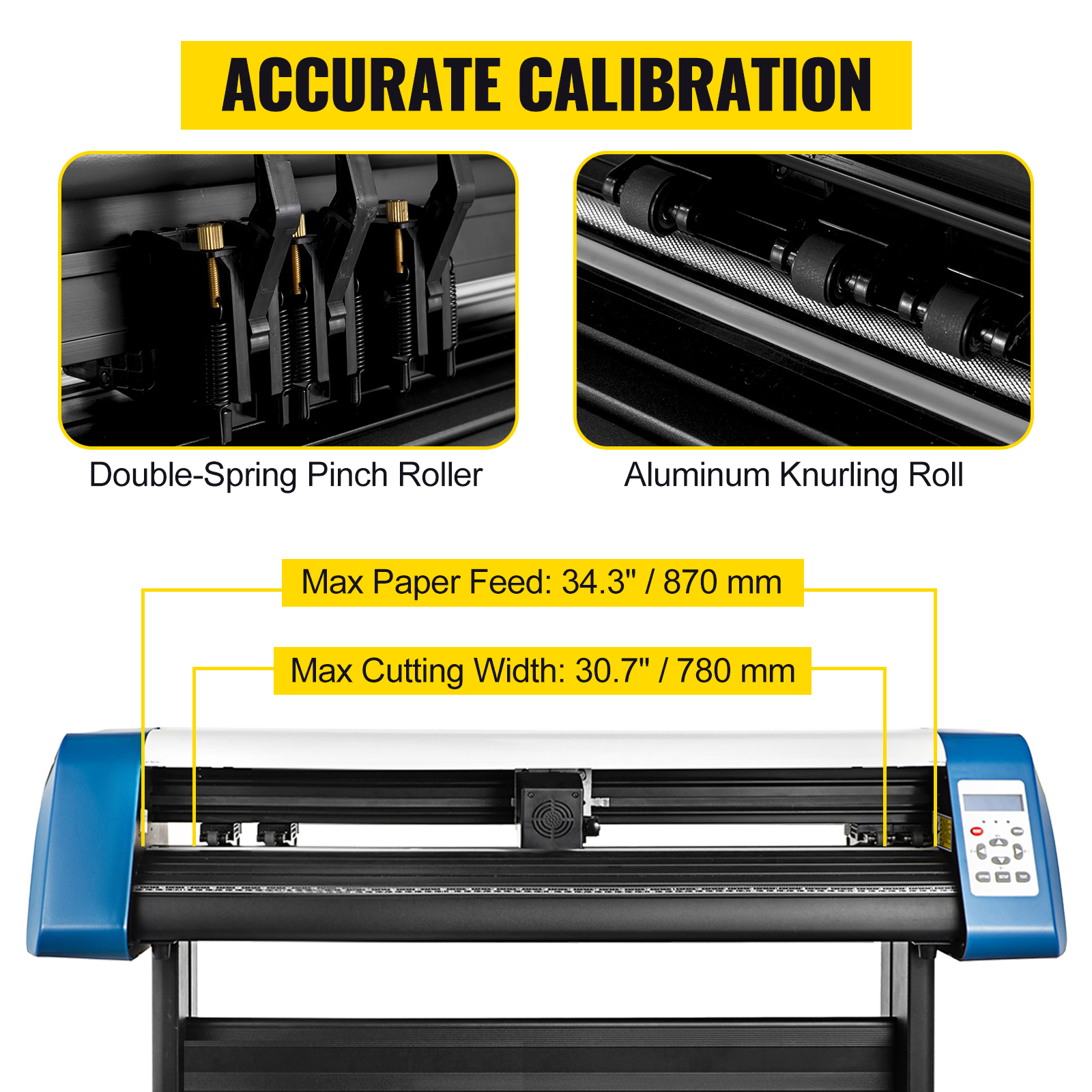 VEVOR Vinyl Cutter 34 Inch Vinyl Cutter Machine Semi-Automatic DIY ...