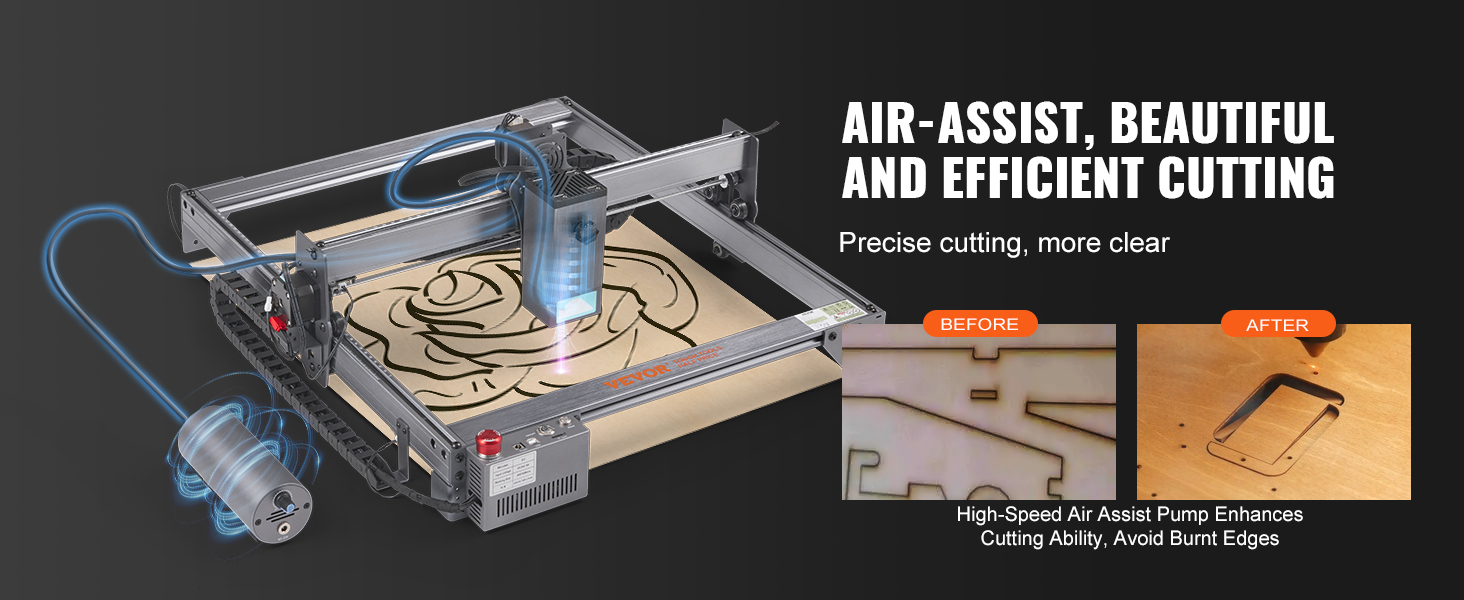 VEVOR Laser Engraver, 20W Output Laser Engraving Machine, 15.7" x 15.7 ...