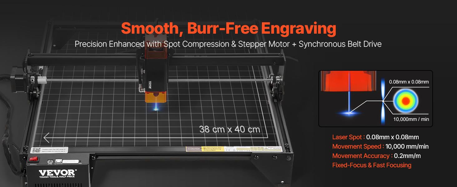 Laser Engraver Laser Engraving Machine 10W Compressed Spot Eye ...