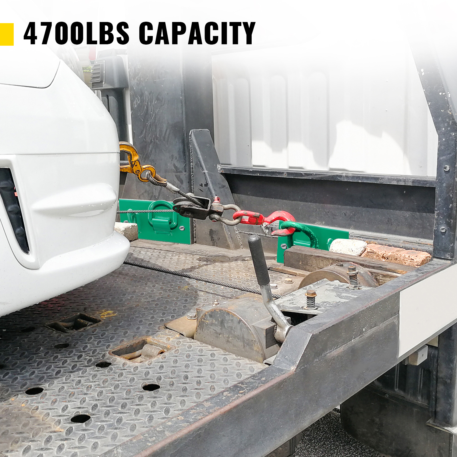 VEVOR Tractor Bolt on Hooks, 1/4" Bolt on Grab Hooks, 4700LBS G70 ...
