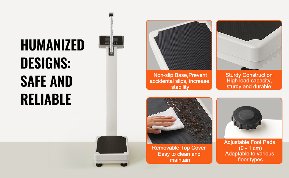 VEVOR Medical Digital Scale Professional Physician Scale for Weight ...