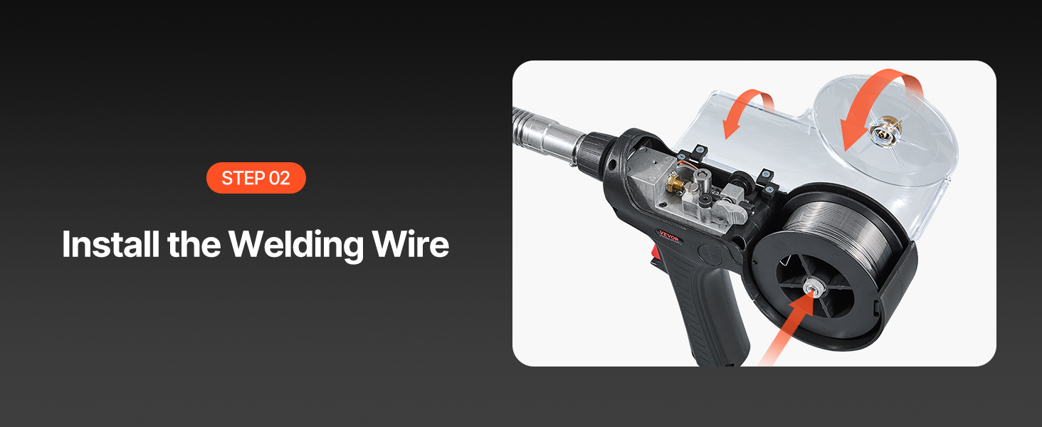 200Amp Spool Gun with 20FT Cable Compatible with Hobart lronMan 240 Mig ...