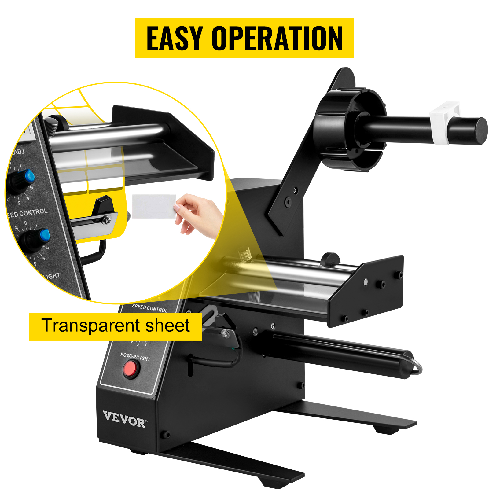 VEVOR Automatic Label Dispenser 110V, 12W AL-1150D Automatic Manual ...