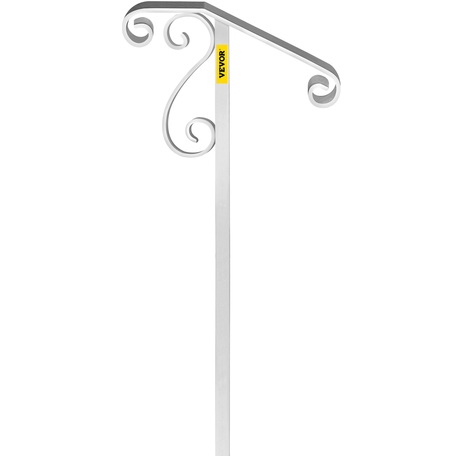 VEVOR Handrails for Outdoor Steps, Fit 1 or 2 Steps Outdoor Stair ...
