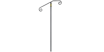VEVOR Single Post Handrail Wrought Iron Post Mount Step Grab Supports ...