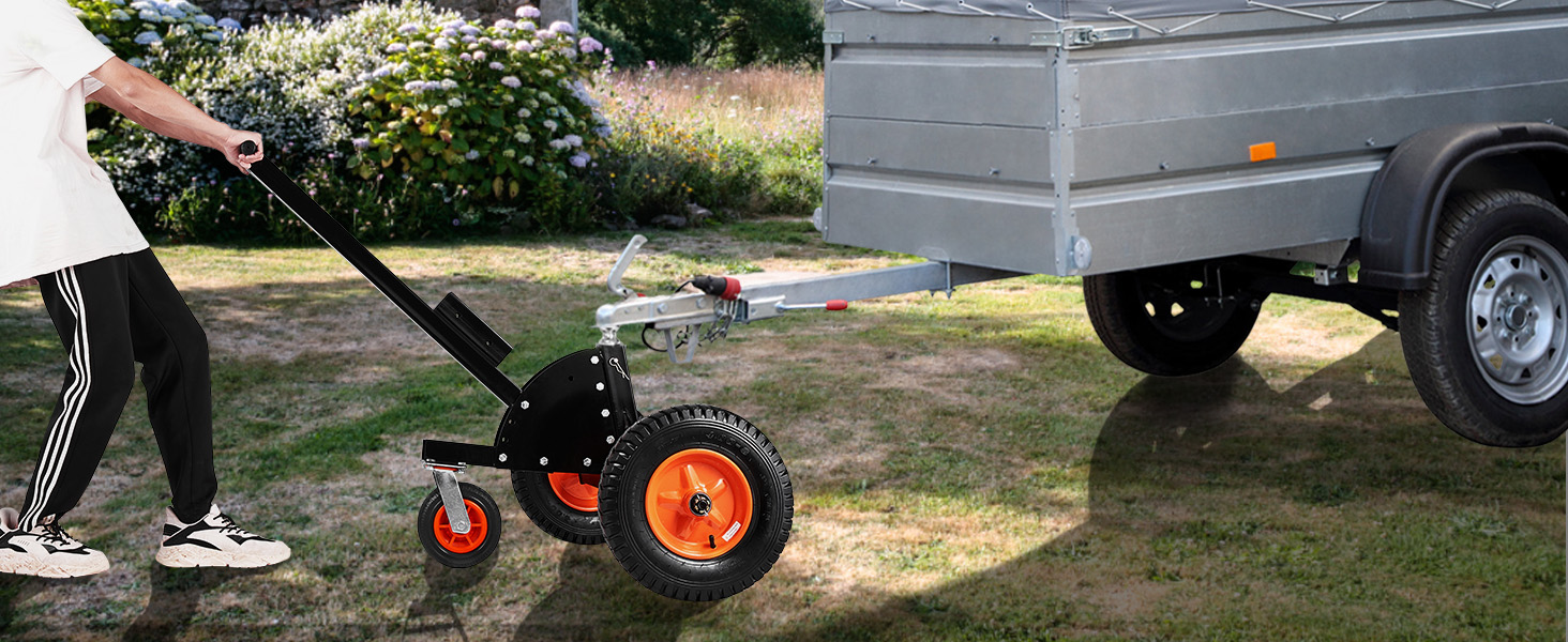 1500lbs 2-in-1 Trailer Dolly 22 and 26 in Adjustable Height 2in Ball ...