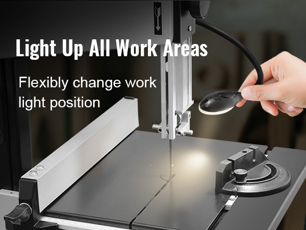 VEVOR Band Saw with Stand, 10-Inch, 560 & 1100 RPM Two-Speed Benchtop ...